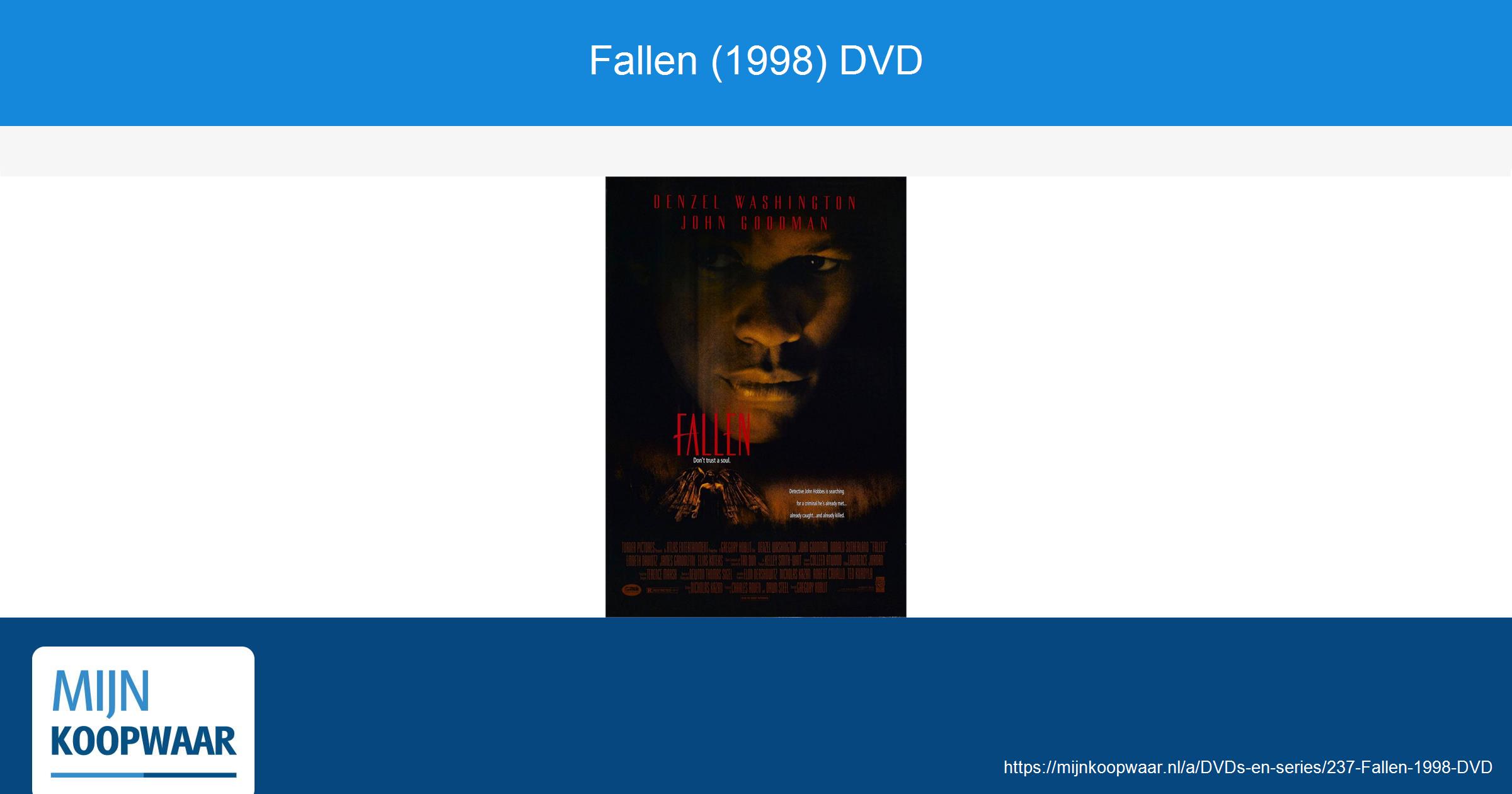 Fallen (1998) DVD - MijnKoopwaar.nl