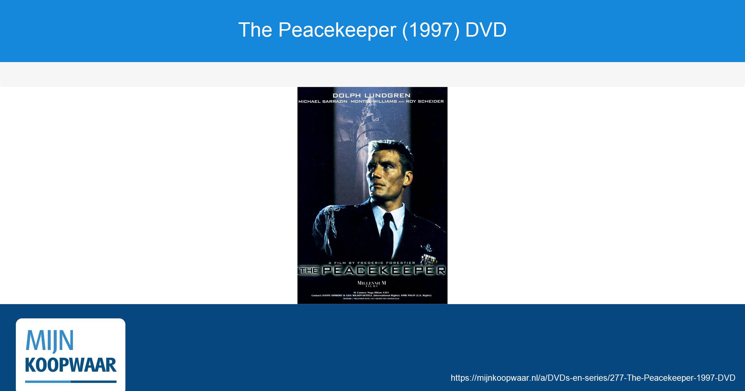The Peacekeeper (1997) DVD - MijnKoopwaar.nl