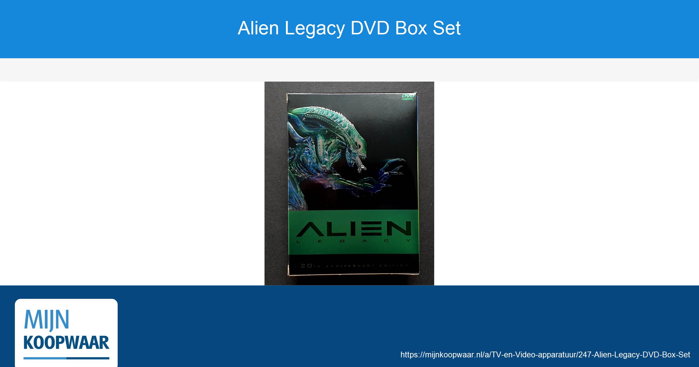 Alien Legacy DVD Box Set - MijnKoopwaar.nl