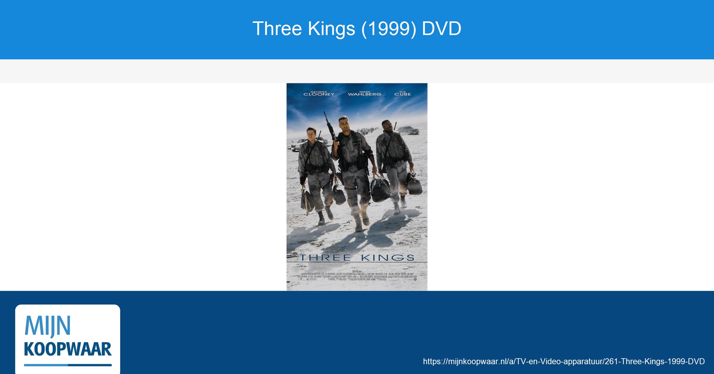 Three Kings (1999) DVD - MijnKoopwaar.nl