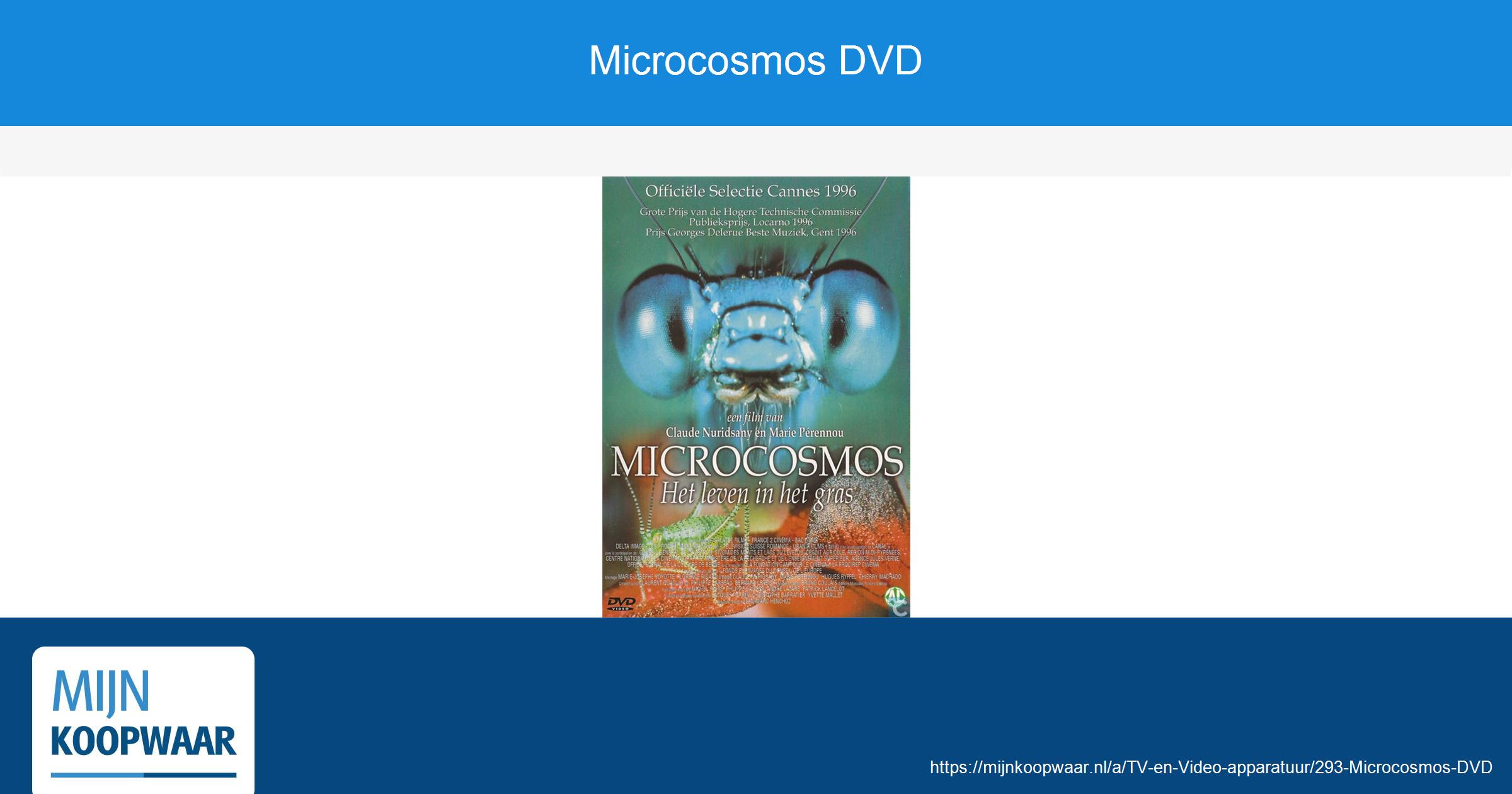Microcosmos DVD - MijnKoopwaar.nl