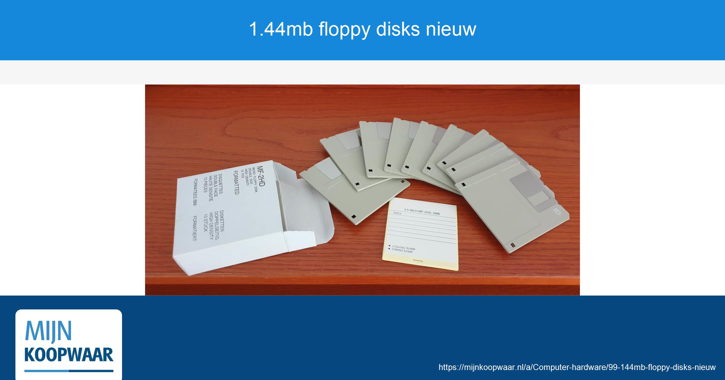 1.44mb floppy disks nieuw - MijnKoopwaar.nl